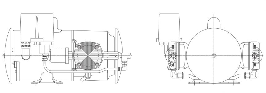 GAST UL Listed Oil-less Piston Air Compressors for Dry Sprinkler ...