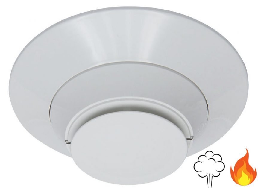 NOTIFIER FSP-951T-SELFT Self-Test Photoelectric Thermal Detector - Fox ...