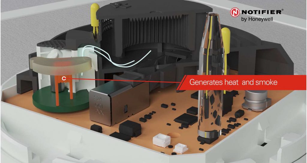 NOTIFIER FSP-951-SELFT Self-Test Photoelectric Smoke Detector - Fox ...