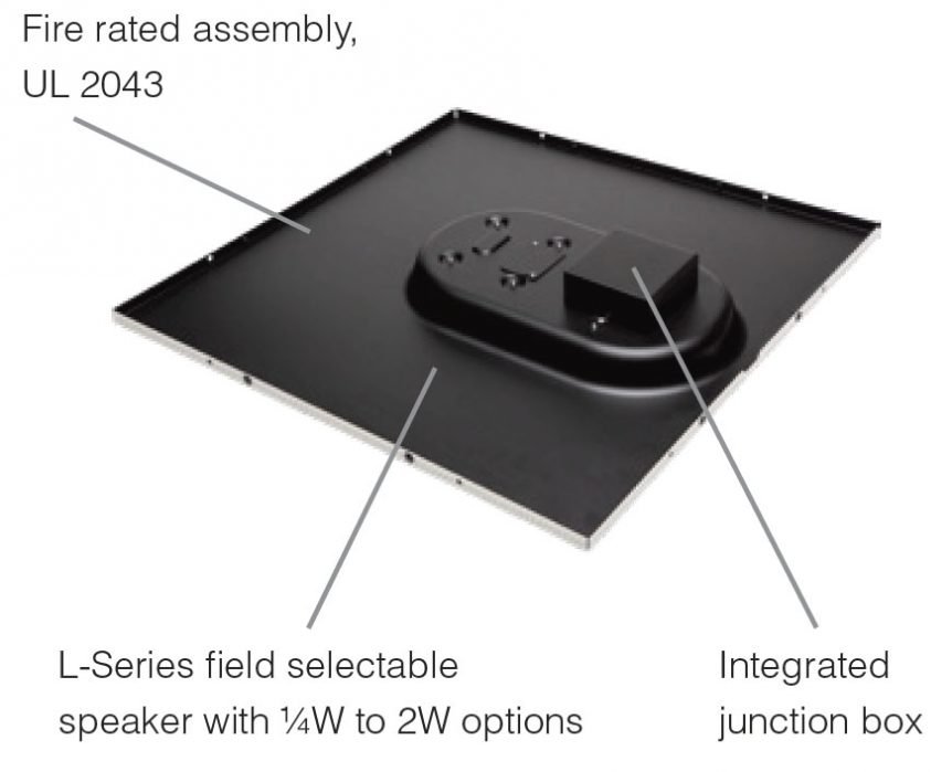 System Sensor L-Series Ceiling Tile Speaker Strobes - Fox Valley Fire ...