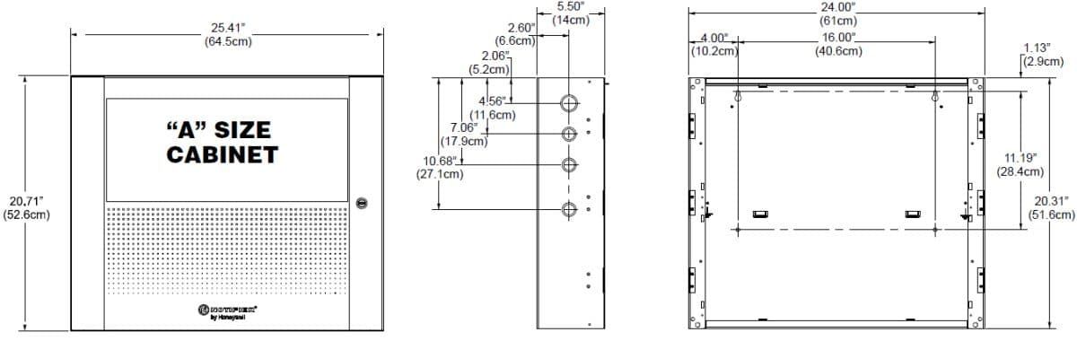 NOTIFIER CAB-5 FACP Cabinets - Fox Valley Fire & Safety