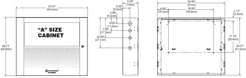 NOTIFIER CAB-5 FACP Cabinets - Fox Valley Fire & Safety