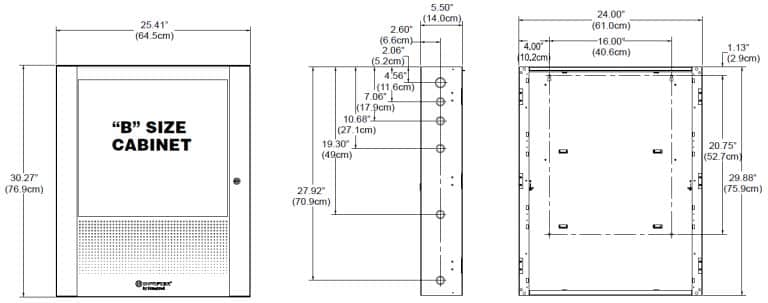 NOTIFIER CAB-5 FACP Cabinets - Fox Valley Fire & Safety