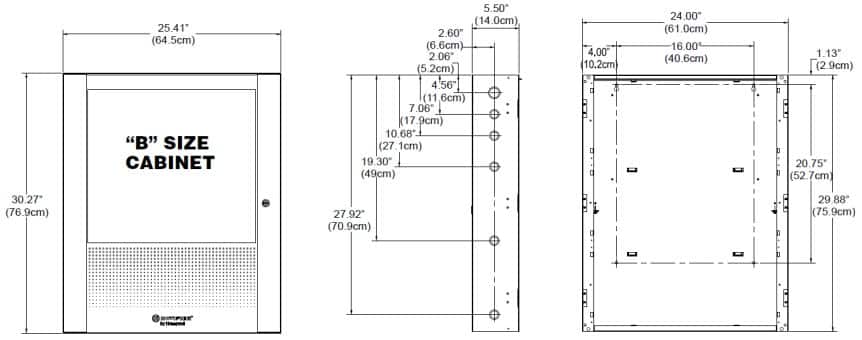 NOTIFIER CAB-5 FACP Cabinets - Fox Valley Fire & Safety
